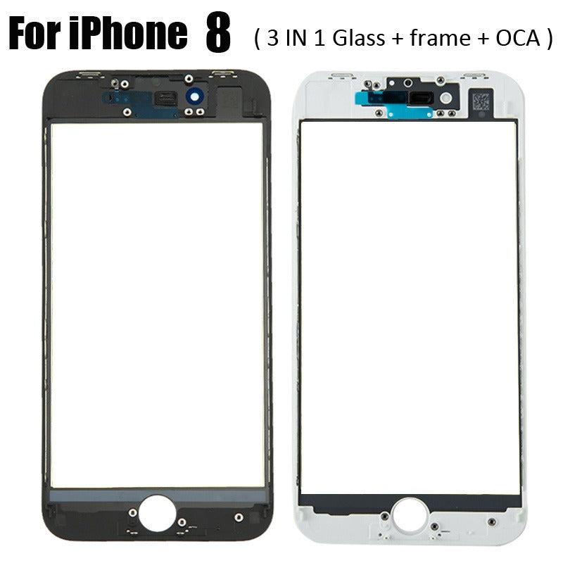 iPhone 8G/SE2020/SE2022 - 3 in 1 Front Glass — The Screen Surgery