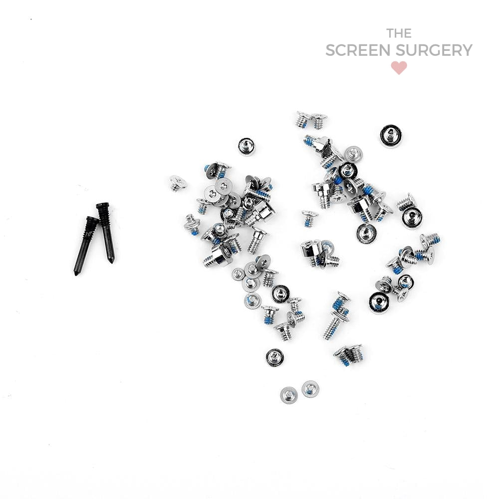 For iPhone XR Full Set Screws White - Platinum — The Screen Surgery